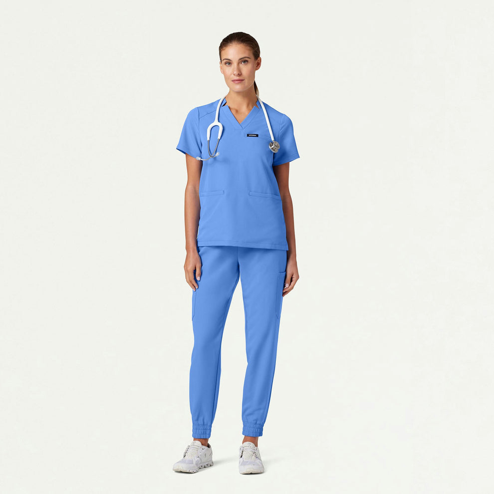 Neo Everyday Cargo Scrub Jogger - Ceil Blue – JAANUU