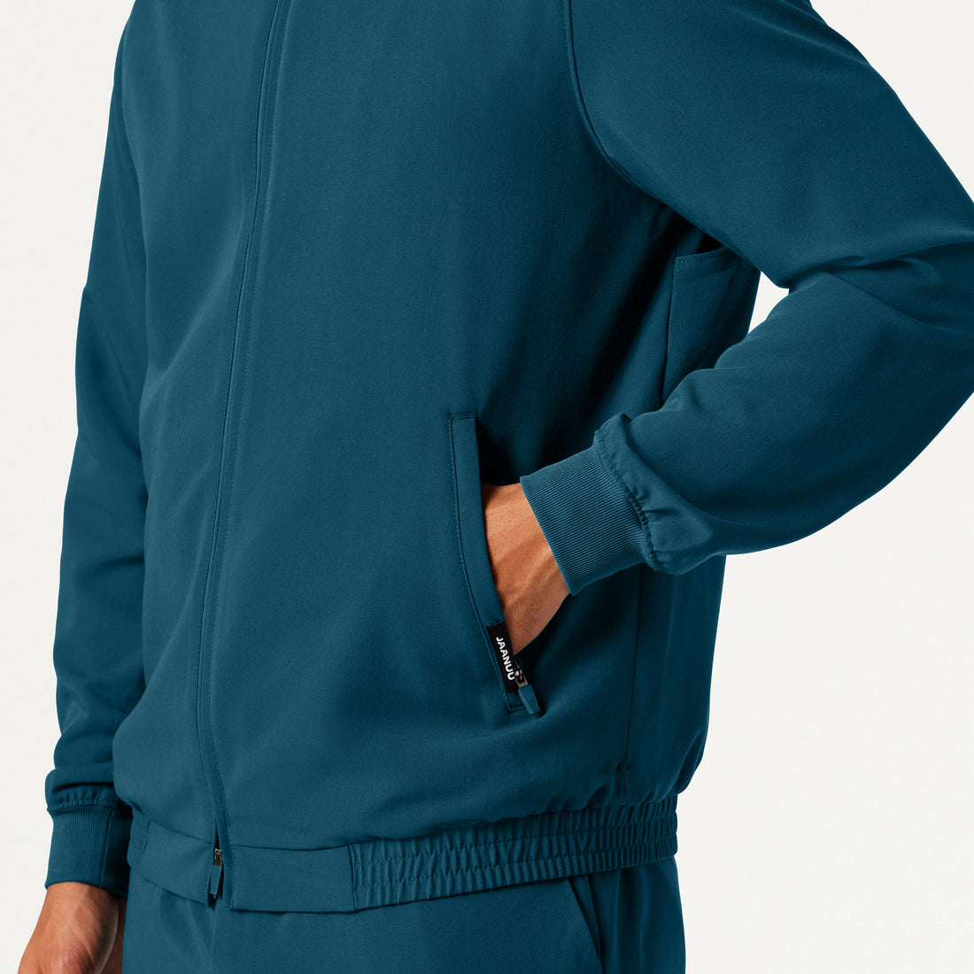 Wolfe Everyday 6-Pocket Scrub Jacket - Caribbean Blue – JAANUU