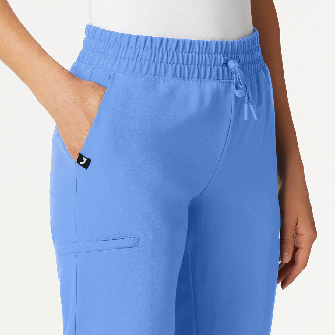 Jace Skinny 7-Pocket Scrub Jogger - Ceil Blue – JAANUU