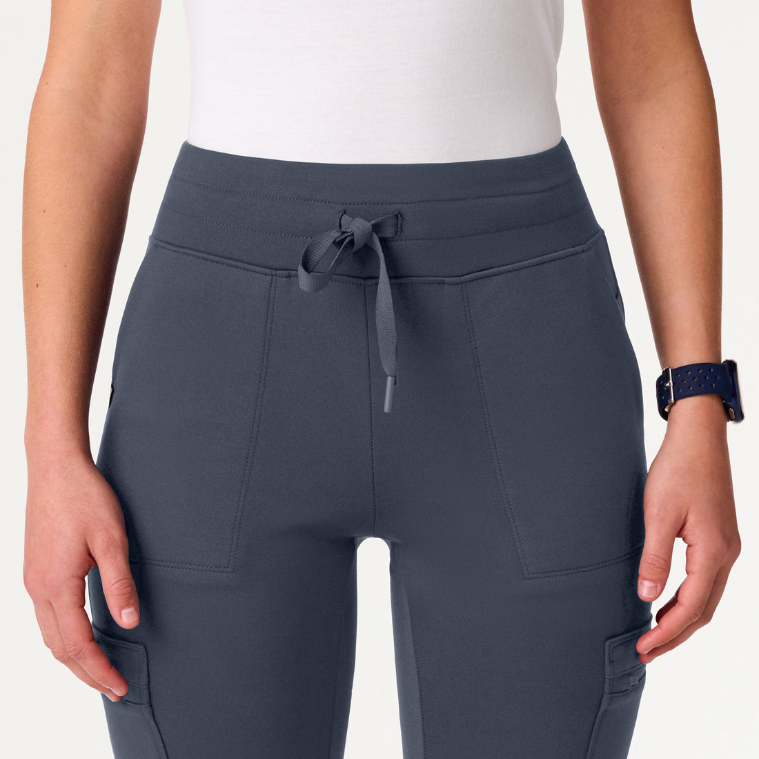 Kait 10-Pocket Skinny UltraSOFT™ Scrub Jogger - Carbon Gray – JAANUU