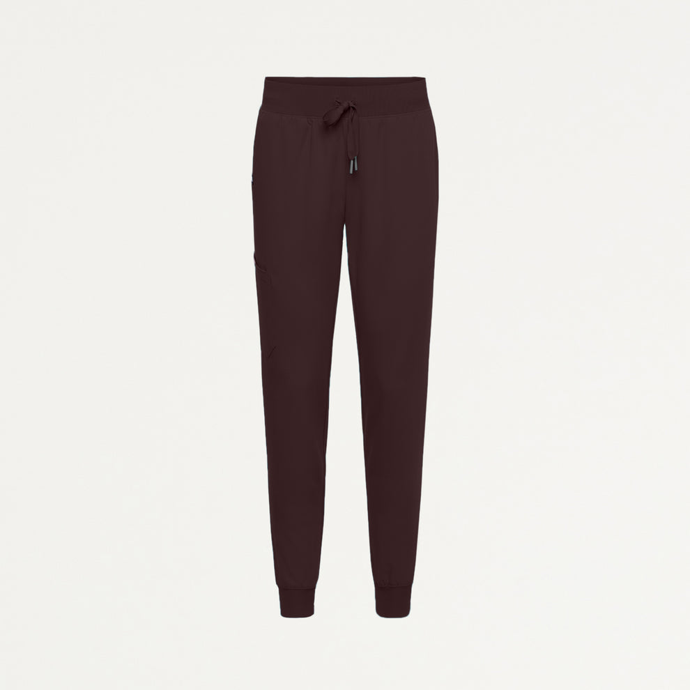 Silex Slim Knit-Waist Scrub Jogger - Espresso – JAANUU