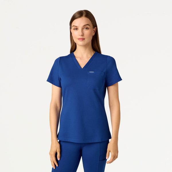 Rhena Slim UltraSOFT™ Scrub Top - Galaxy – JAANUU