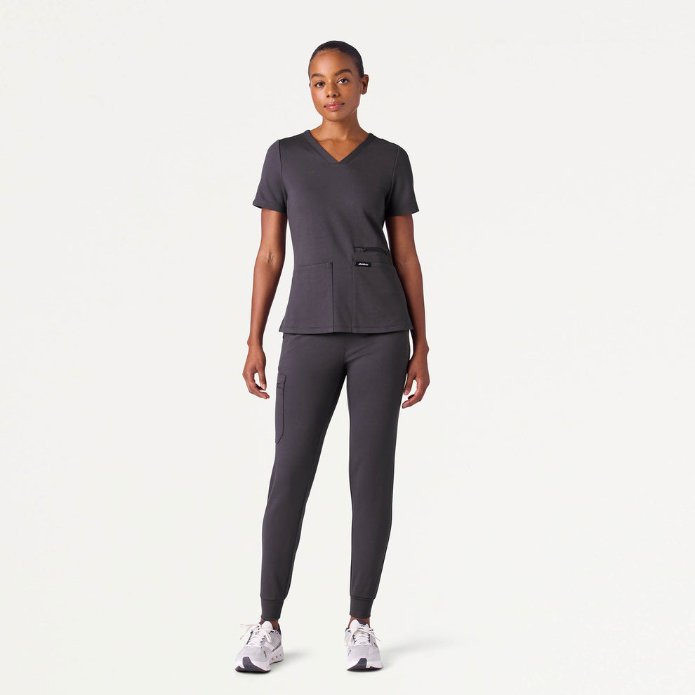 Rubi Slim UltraSOFT™ Scrub Jogger - Harbor Gray – JAANUU