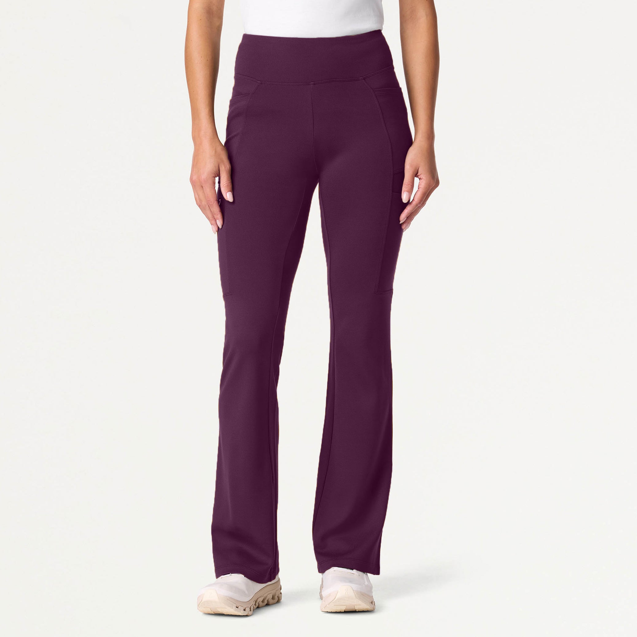 Perri UltraSOFT™ Yoga Scrub Pant - Deep Eggplant – JAANUU