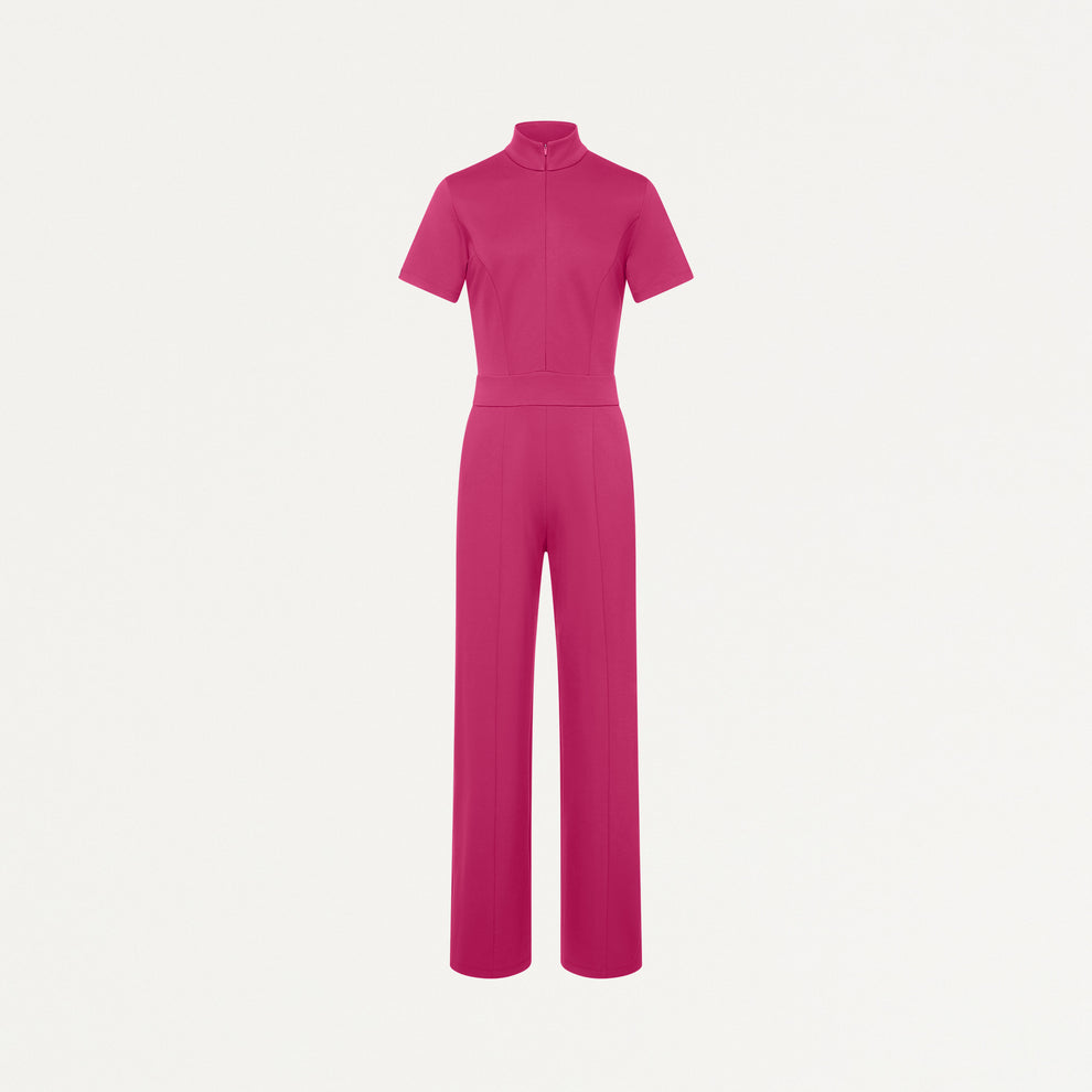 The Scrub Jumpsuit - Wild Berry – JAANUU