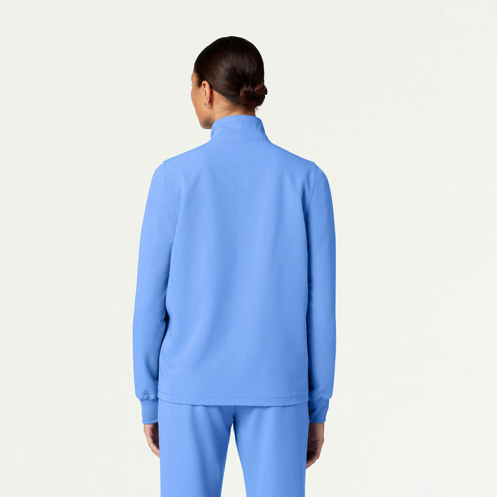 Ceri Essential 6-Pocket Scrub Jacket - Ceil Blue – JAANUU