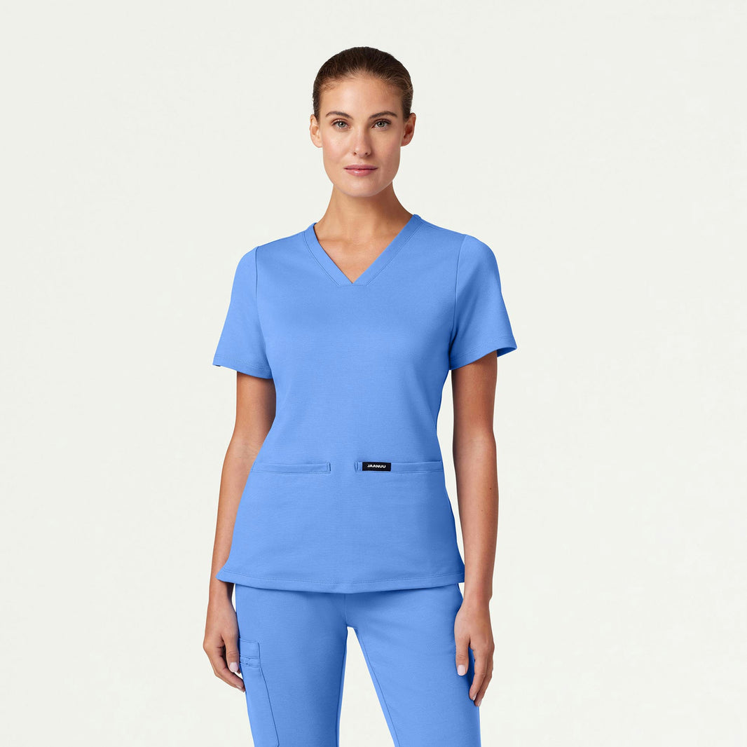 Shop All Women's Ceil Blue Medical Scrubs | Jaanuu – JAANUU